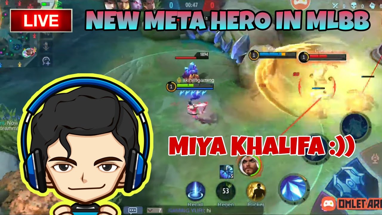 NEW META HERO IN ML LIVESTREAM | EVENING RANK GAME - YouTube