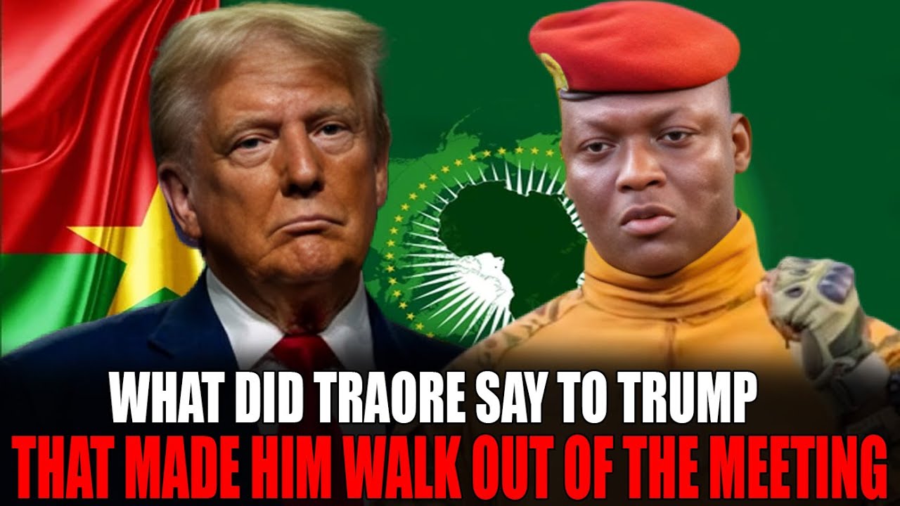 Donald Trump Storms Out After Ibrahim Traoré Confronts Him | FULL ...