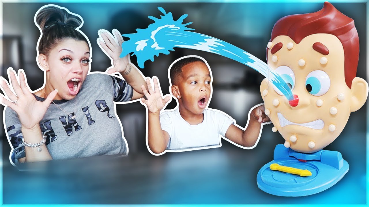DJ Plays The Pimple Popping Game Pimple Pete With Mommy - YouTube