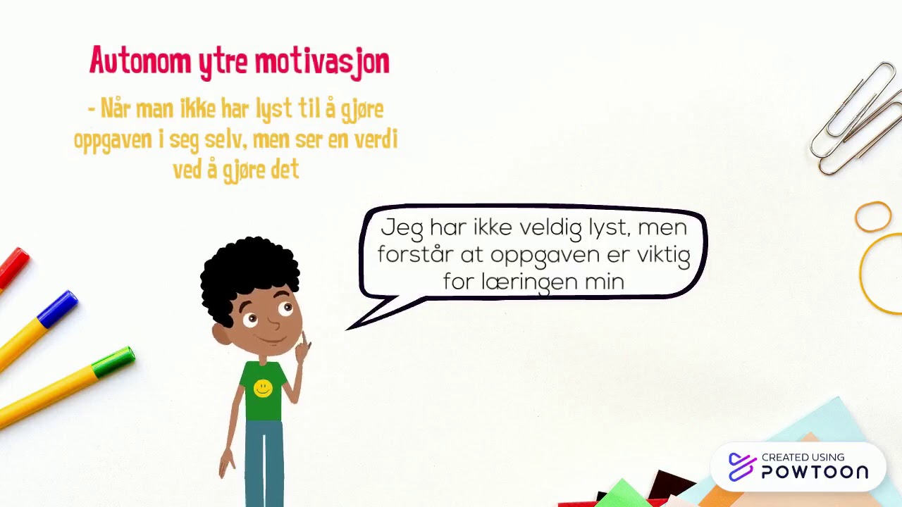 Teori om indre og ytre motivasjon - YouTube