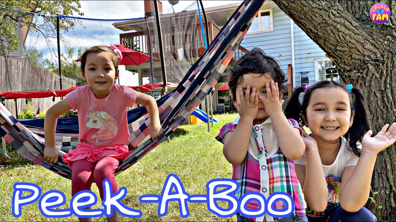 Peek A Boo Nursery Rhyme By LaLaLaFam Kids - YouTube