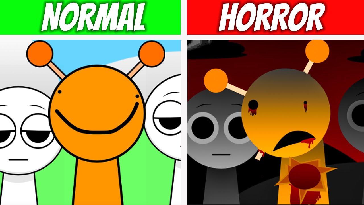 Incredibox Sprunki Sprunkonitkers Version Normal vs Horror (NEW MOD ...