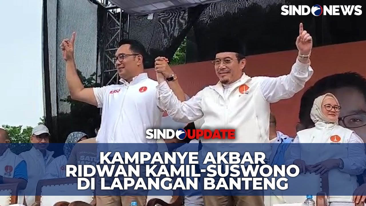 Kampanye Akbar Ridwan Kamil-Suswono di Lapangan Banteng, Dihadiri 35. ...