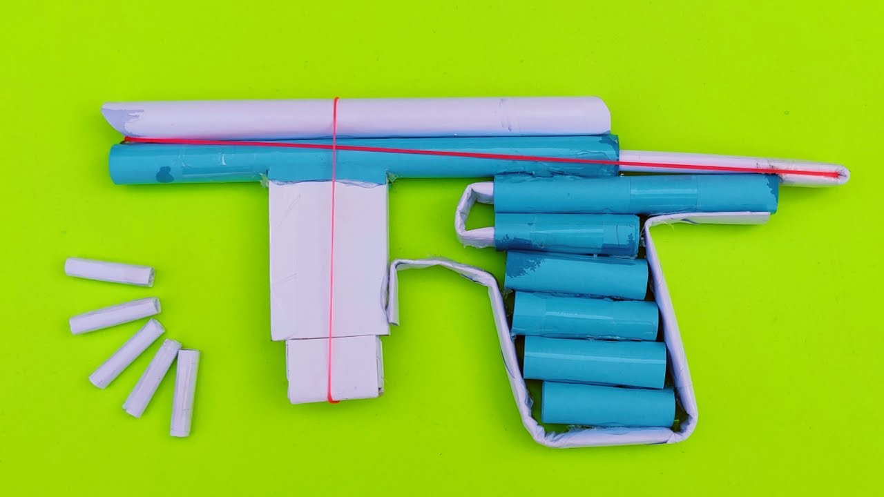 Paper Gun | How to Make a Paper Gun That Shoots | Paper Gun that Shoots ...