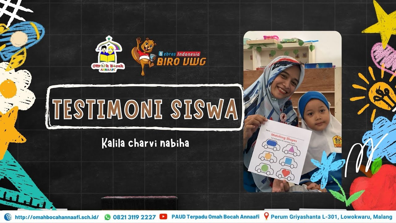 Testimoni Siswa 2 - Kalila - YouTube