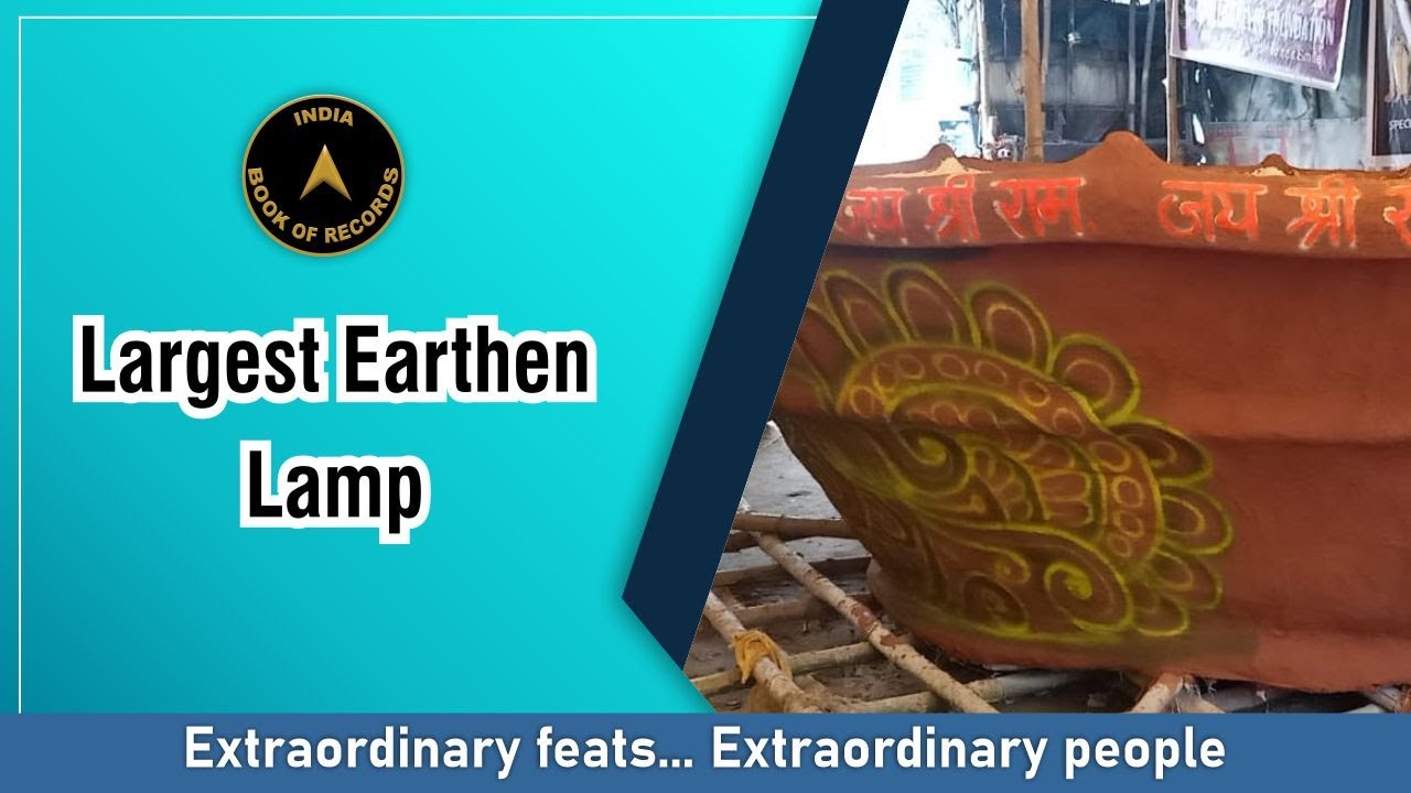 Largest Earthen Lamp - YouTube