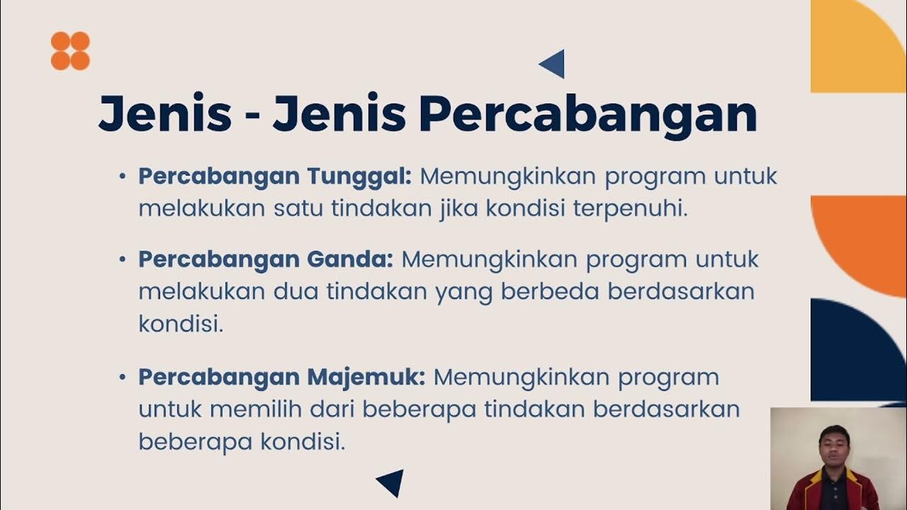Mengenal apa itu operator pembanding dan percabangan - YouTube