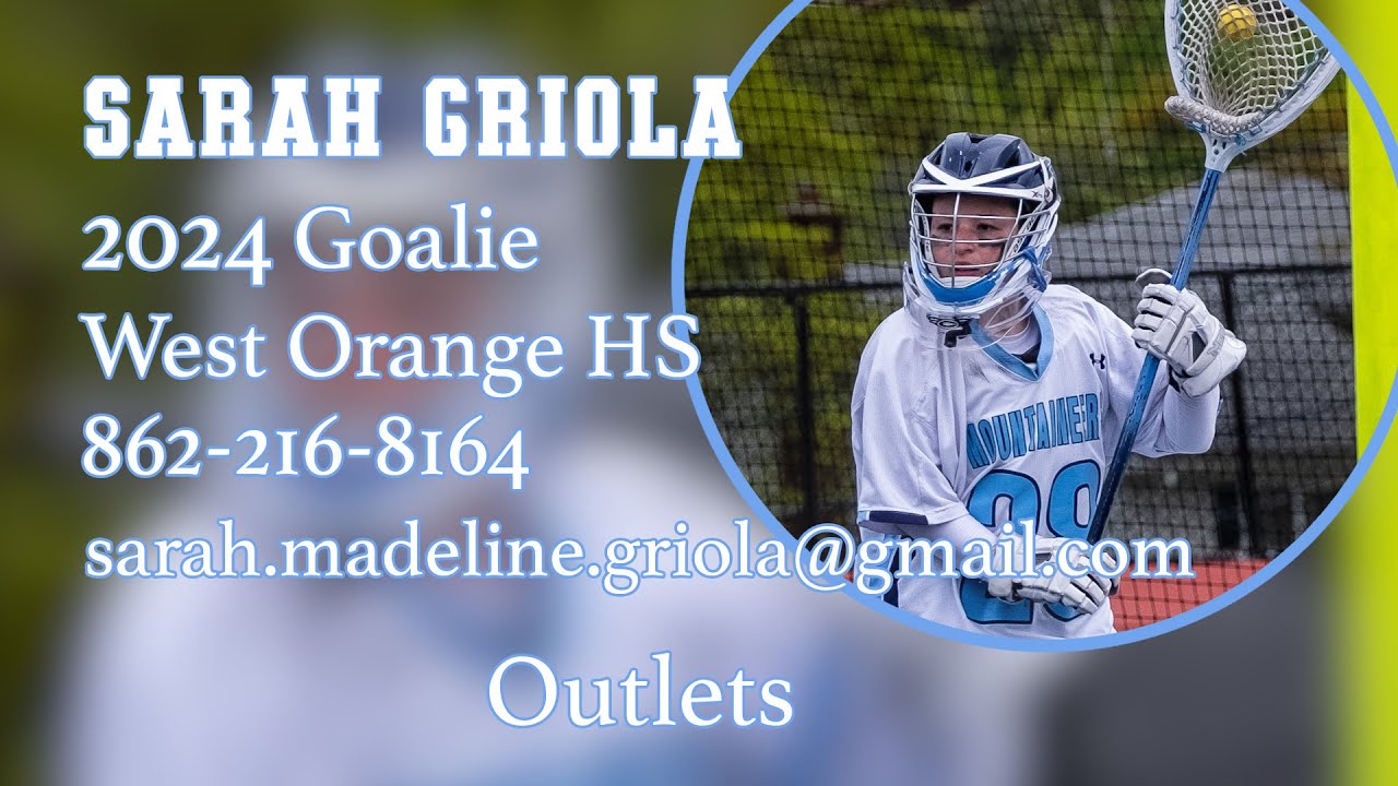 OUTLET PASSES - Sarah Griola 2024 Goalie - YouTube