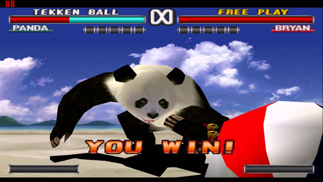 Tekken 3 Tekken Ball Panda - YouTube