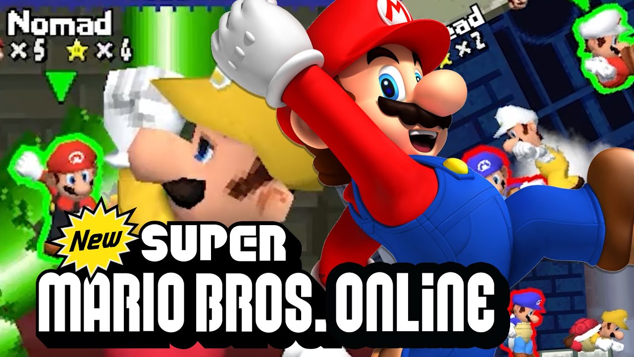 New Super Mario Bros Online just got INTENSE - YouTube