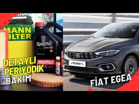 Fiat Egea Detaylı Periyodik Bakım Nasıl Yapılır ? | Motor Yağı Ve Filtreler
