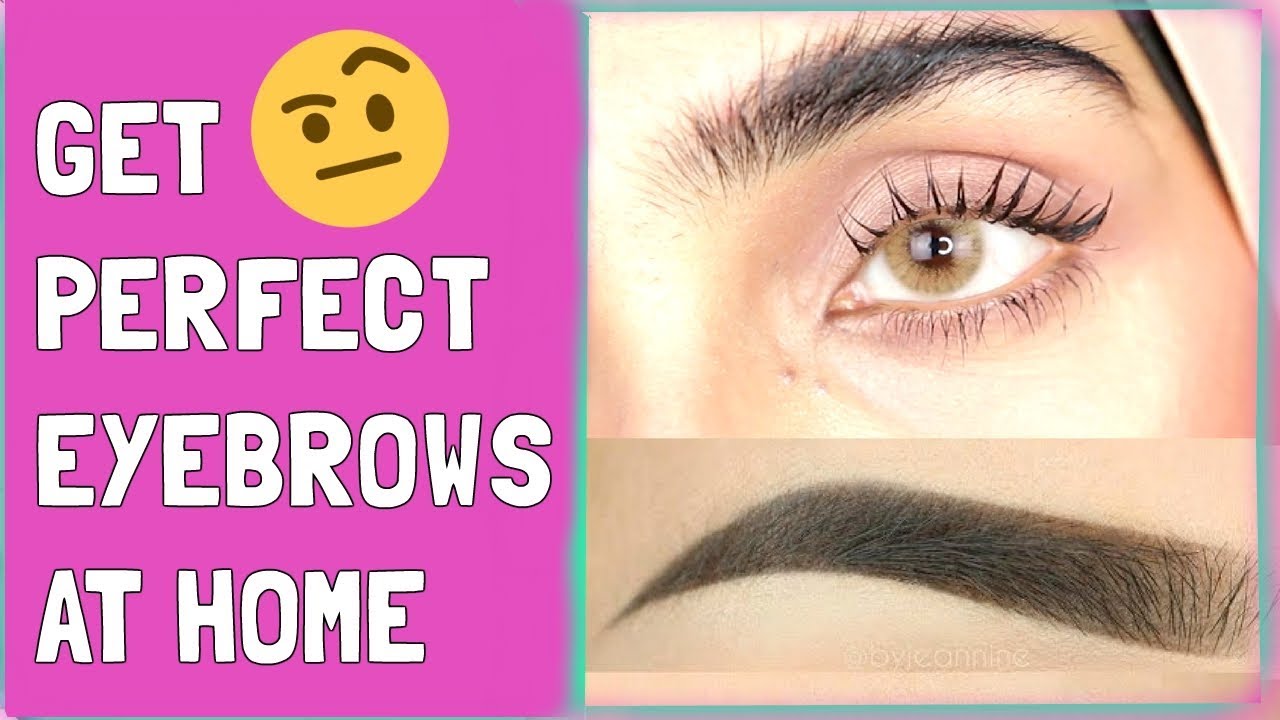 GET PERFECT EYEBROWS LIKE THE PARLOUR AT HOME! FULL EYEBROW ROUTINE ...