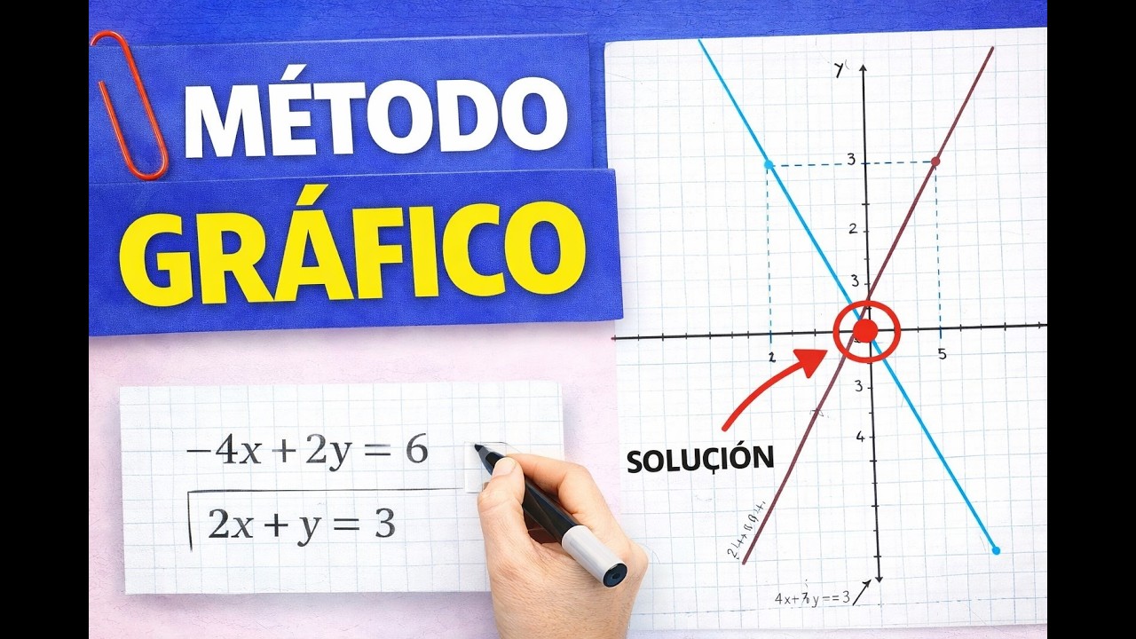 Método Gráfico: Resuelve Sistemas de Ecuaciones ¡Fácil! - YouTube