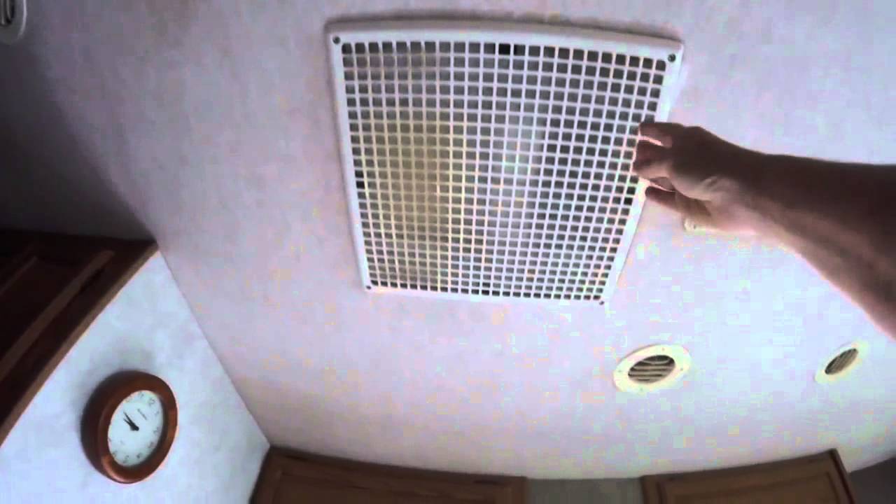 RV Lady Season 3 Episode 62 A/C Cold Air Return Filter Replacement 11. ...