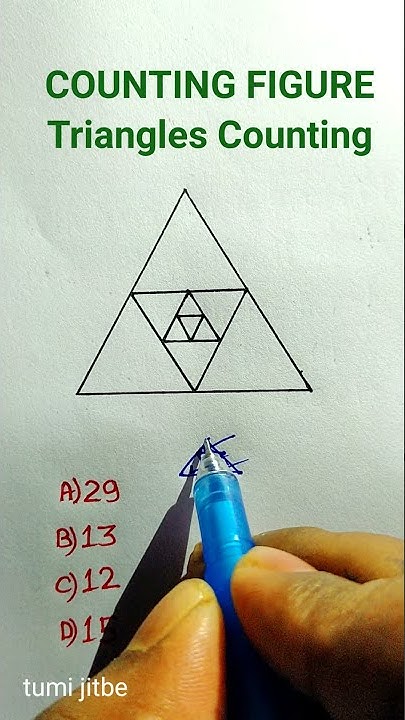 Counting Figures Triangles| Counting Figures Reasoning Shortcuts Tricks ...