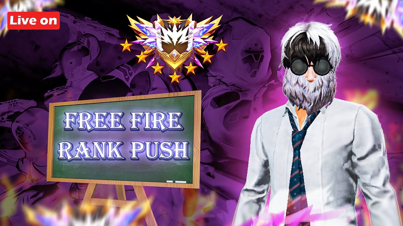 "FREE FIRE LIVE RANK PUSH 🔥 | Dominating the Leaderboard with Intense ...