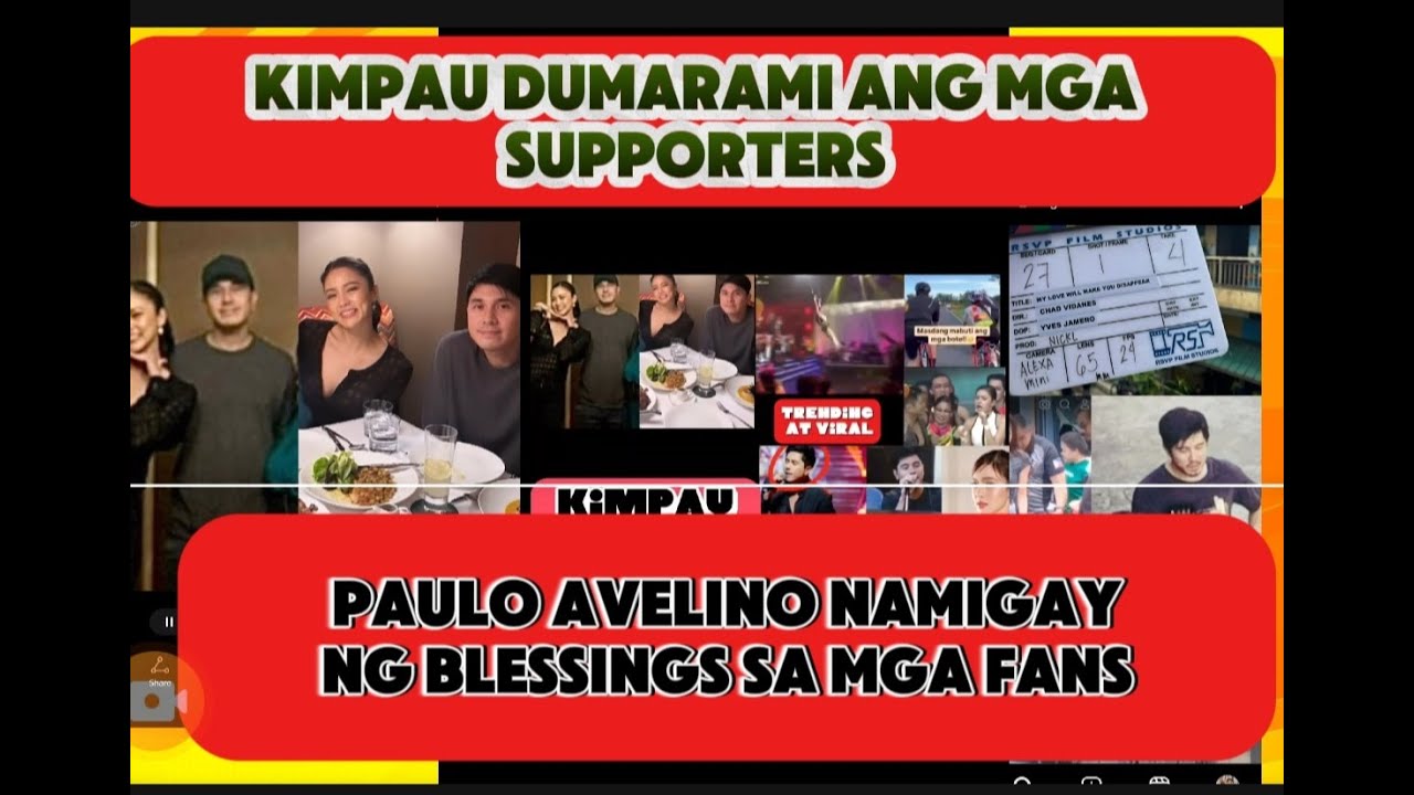 KIMPAU UPDATE TODAY👍 ️KIMPAU NAMIGAY NG BLESSINGS SA MGA FANS ️🙏PAULO ...