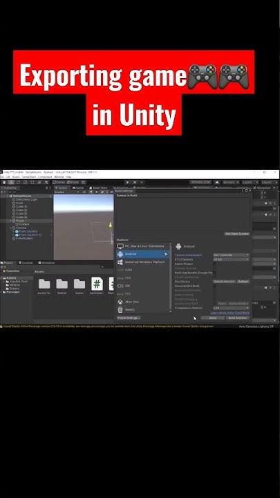 Exporting a #games with #unity #shorts - YouTube