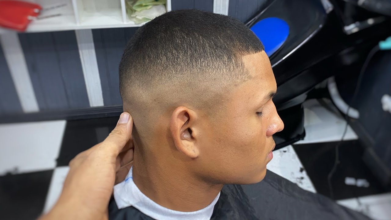 DEGRADÊ HIGH FADE EM CABELO BAIXO 😱passo a passo 🔥🇧🇷 - YouTube