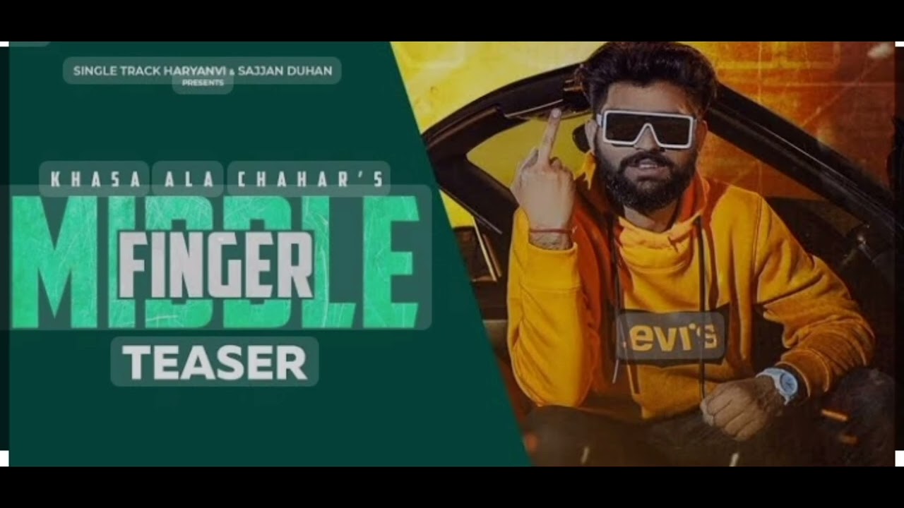 New Haryanvi Song Haryanvi 2020 | Middle Finger (Office Video) Khasa ...