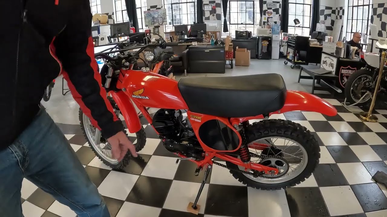 BRAND NEW 1976 HONDA CR125R ELSINORE - YouTube