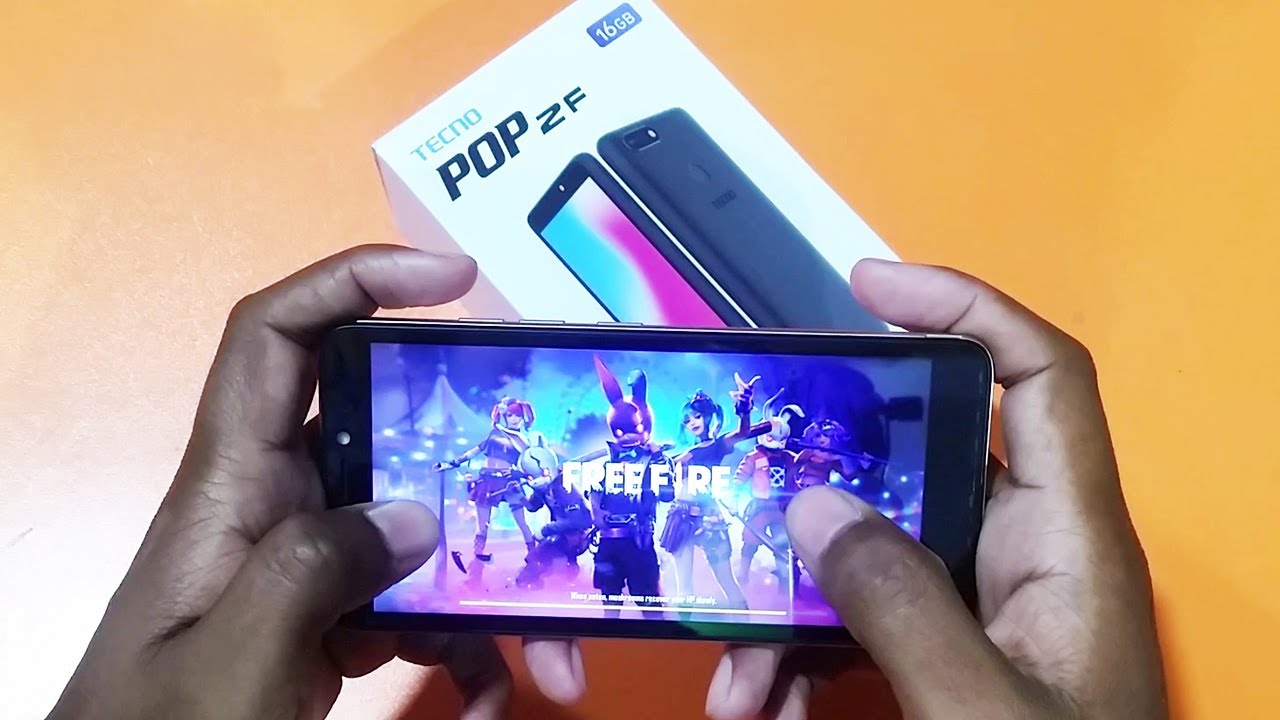tecno pop 2f garena free fire test - YouTube