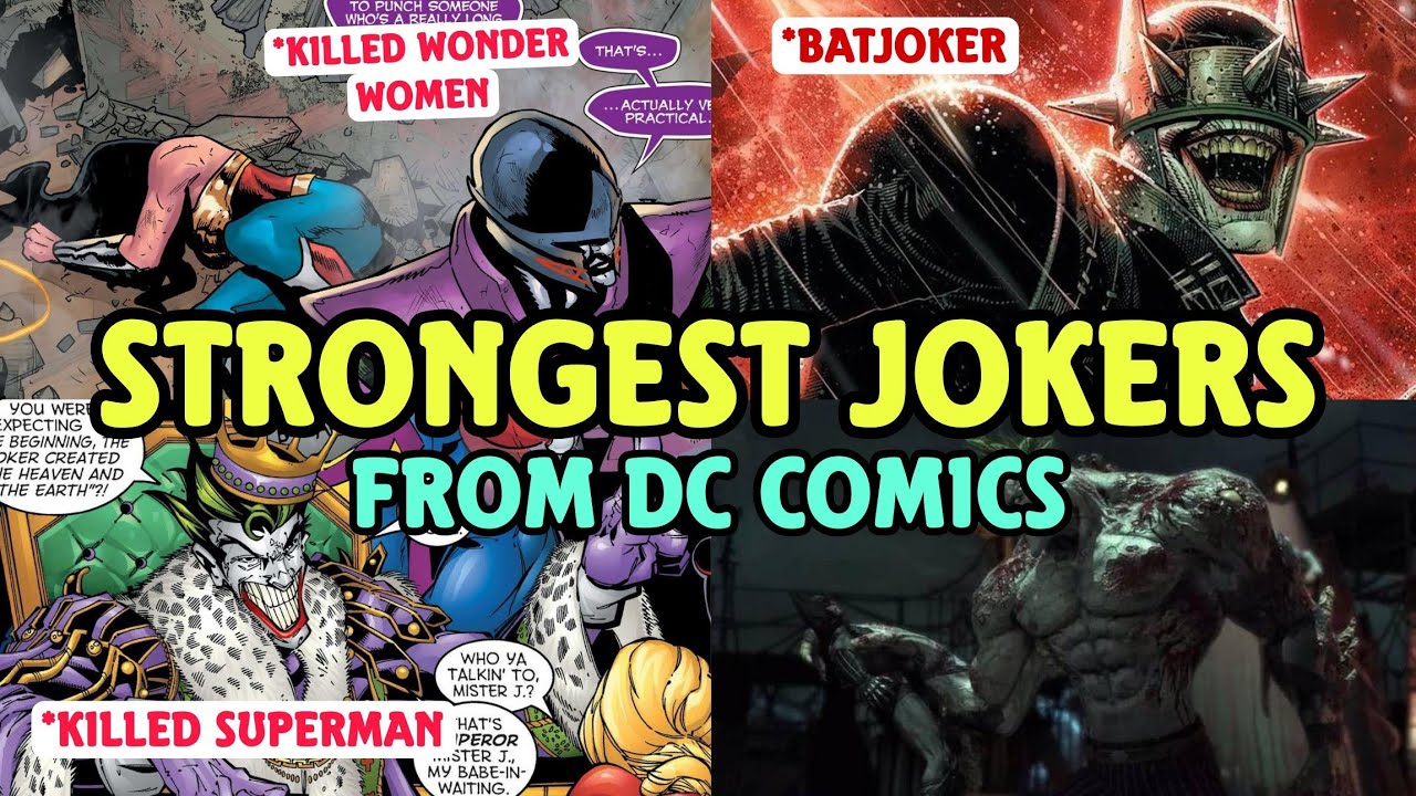 7 Strongest Versions Of Joker In DC Comics 🔥 Weeber - YouTube