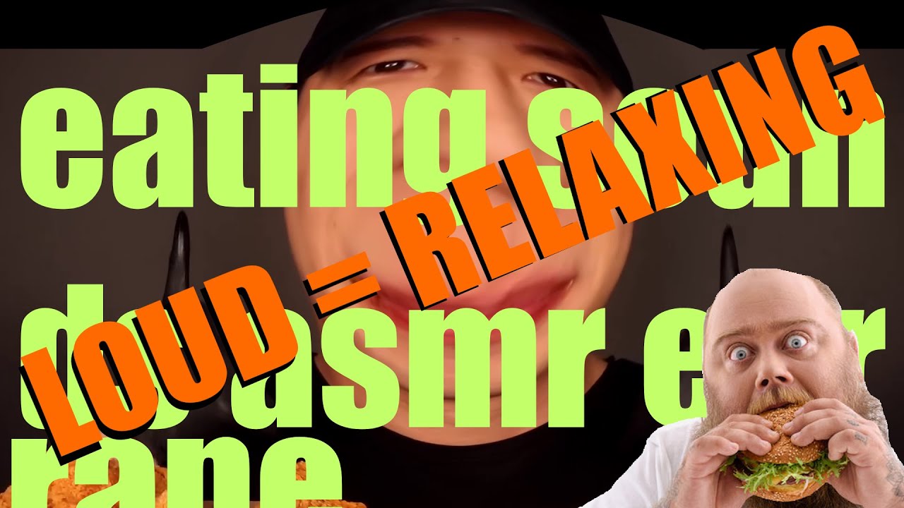 ASMR eating (bass boosted ear rape) - YouTube