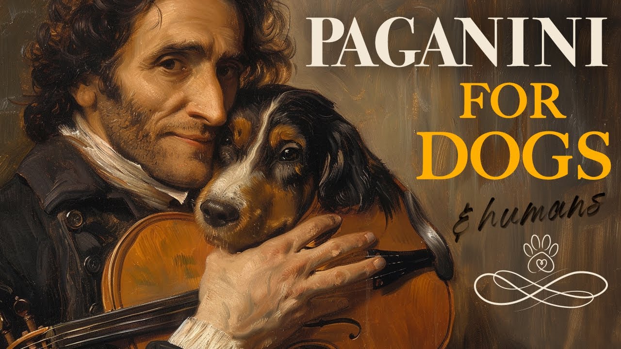 Paganini for Dogs, Classical Music for Dogs - Separation Anxiety Music ...