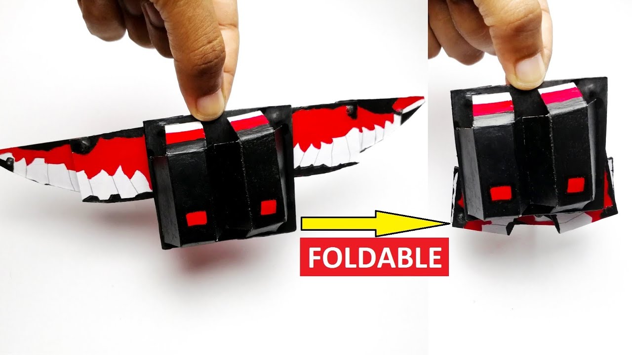 I Made Mini FOLDABLE FALCON WINGS using Cardboard from the Falcon and ...