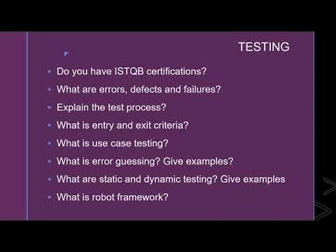 Accenture Python Robot Framework Interview Questions for exp 6 to 12 years #python # ...