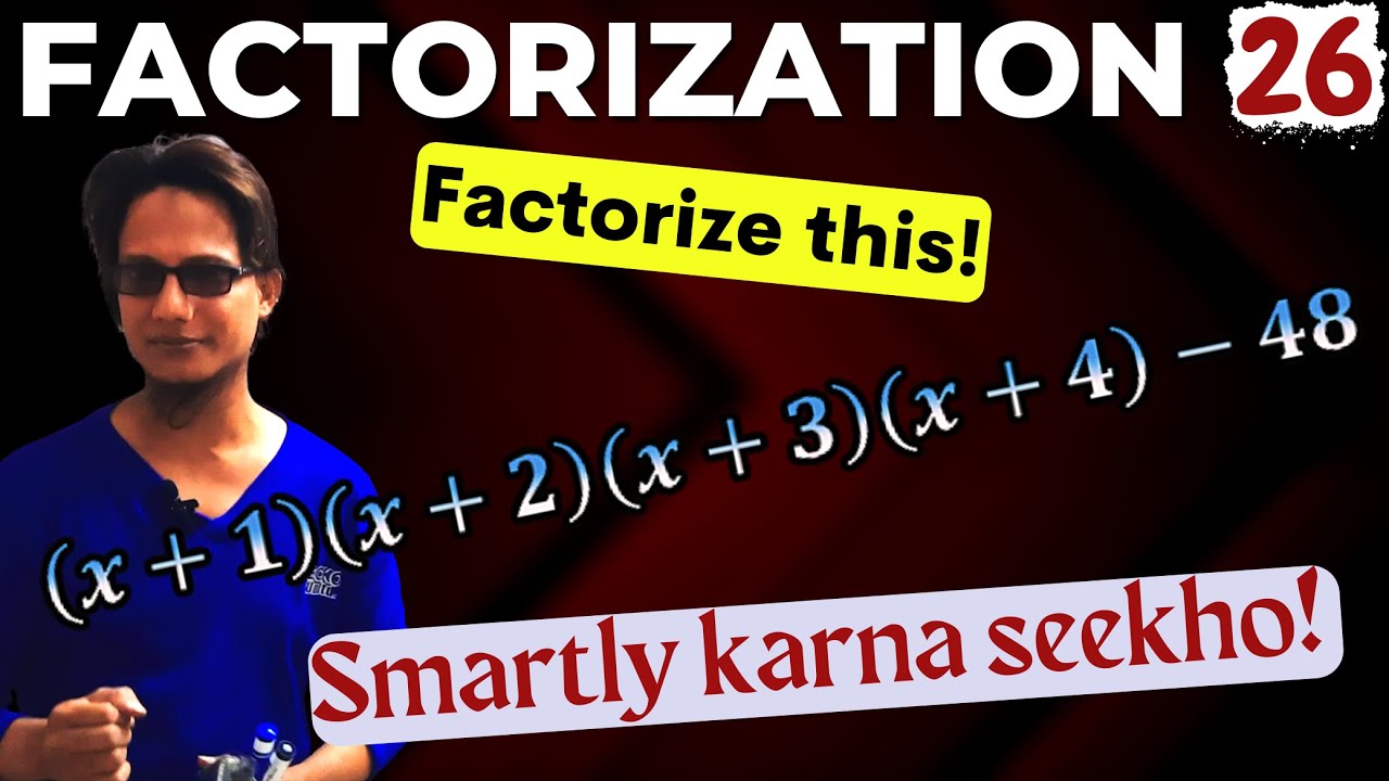 Advanced factorization of Algebraic Expressions | Ex 4.3 Q2 part i | 9 ...
