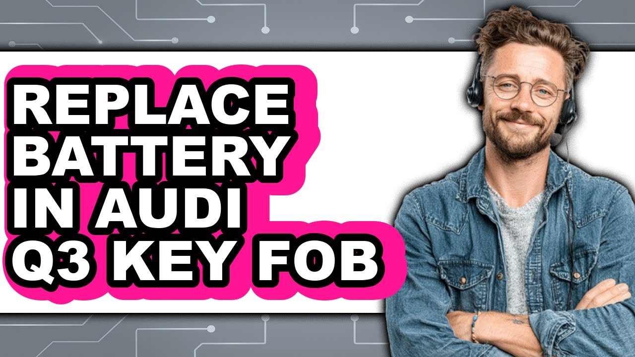 How to Replace Battery in Audi Q3 Key Fob (Only Way) - YouTube
