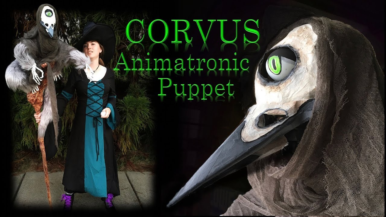 Halloween Animatronic Puppet: Corvus - YouTube