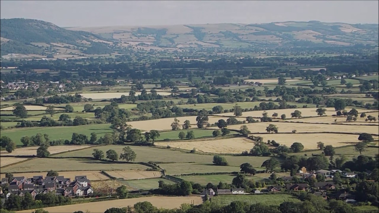View from Llanymynech Rocks Nature Reserve - YouTube