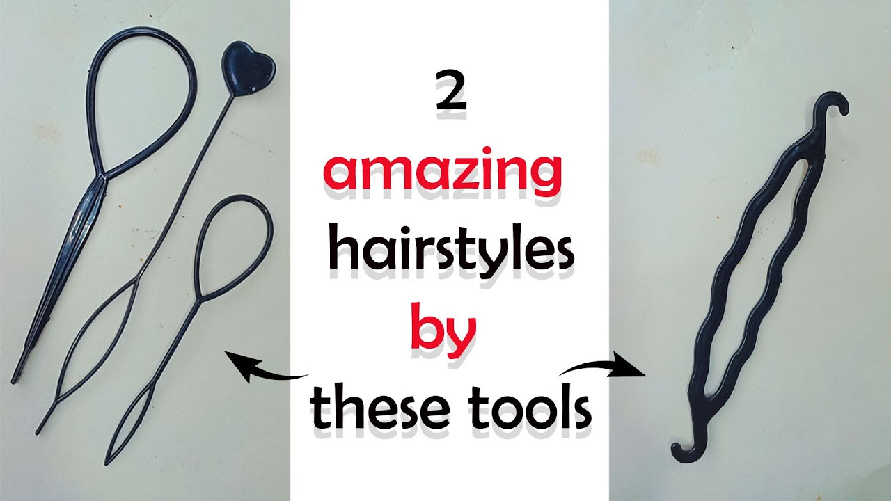 Trying 2 different tricky hairstyling tools │Hairstyle tutorials│Easy ...