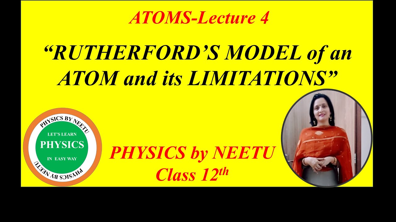 Rutherford's Model of an Atom and it's Limitations | Chapter 12 Atoms ...