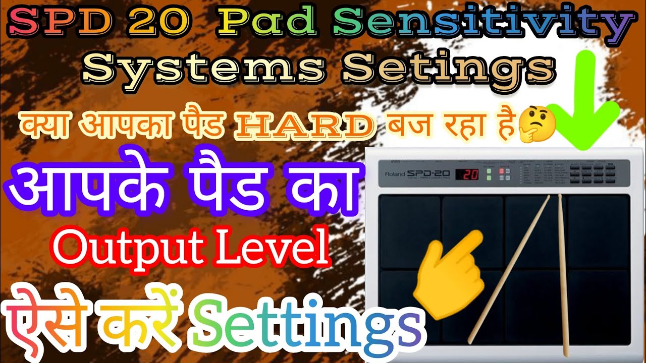 octapad spd 20 pad sensitivity settings, Spd 20 trig sens system ! Pad ...