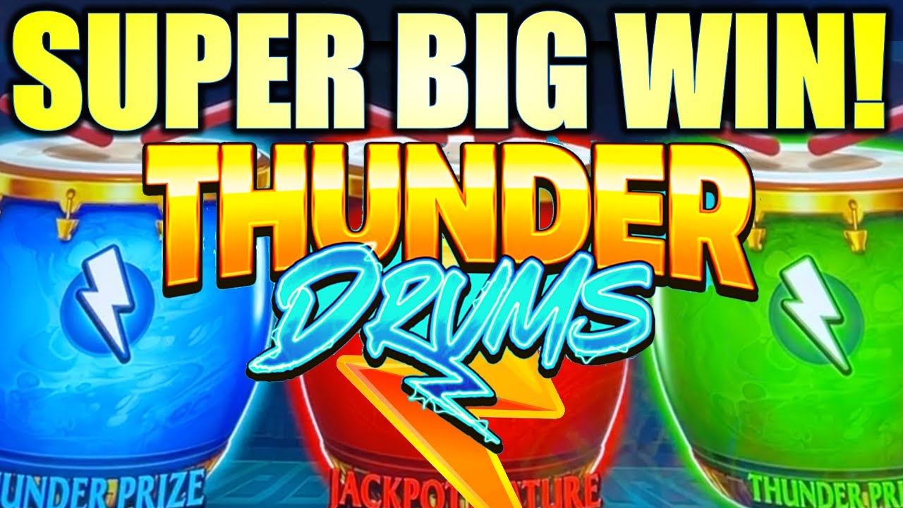 ★SUPER BIG WIN!★ LOVING THESE DRUMS!! 😍 THUNDER DRUMS (LEAPING LIONS ...