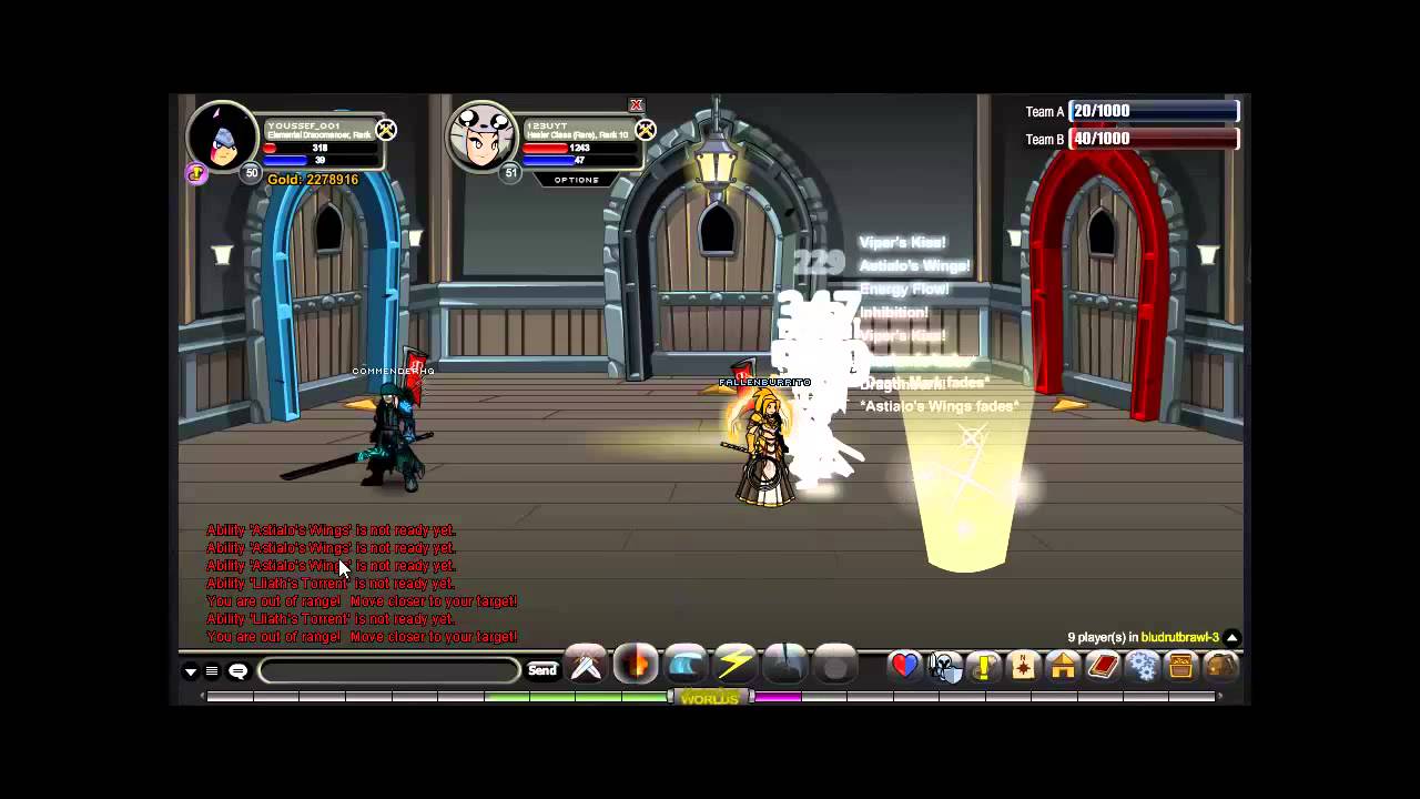 =AQW= Elemental Dracomancer PvP + Enhancement - YouTube