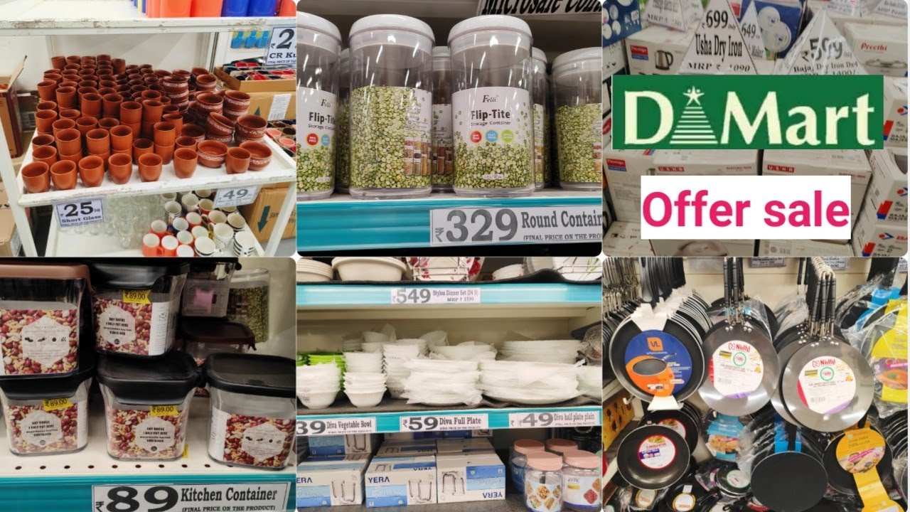 DMart latest offers sale ||New Kitchen products containers,spices,rack ...
