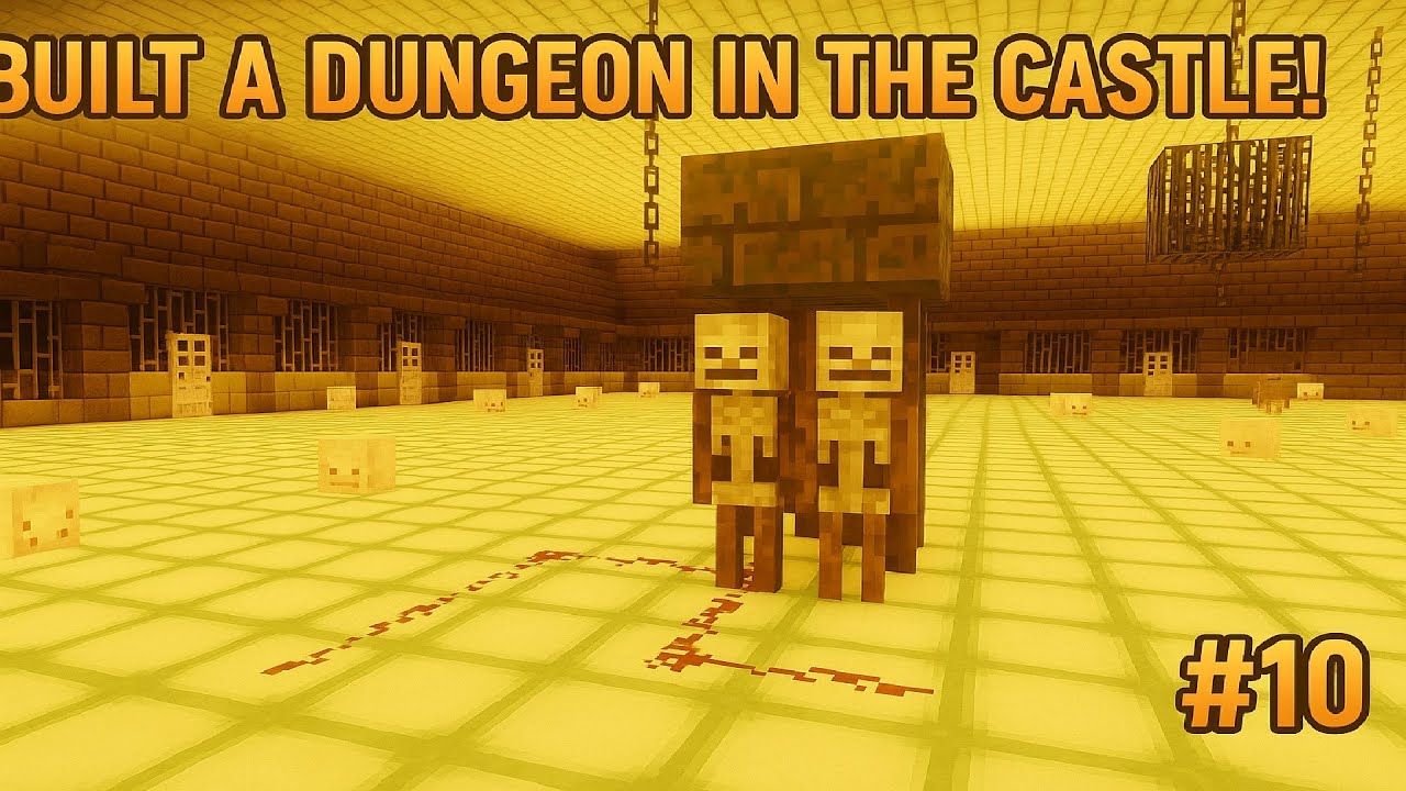 BUILT A DUNGEON! - MINECRAFT CASTLE #10 - YouTube