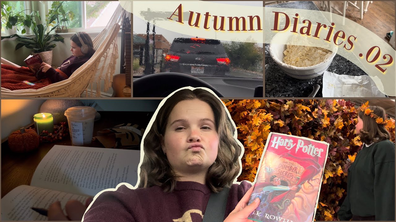 Autumn Diaries .02 | Decorating for fall, baking a pie, and reading ...