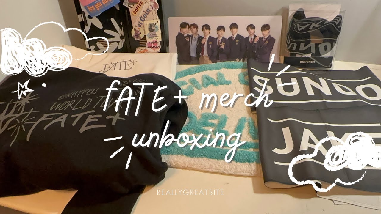 [UNBOXING] FATE +TOUR MERCH ˚ ༘♡ ⋆｡˚ ( HOODIE, SLOGAN, &MORE) - YouTube