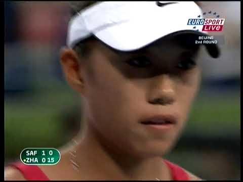 Dinara Safina vs Zhang Shuai 张帅 - WTA Beijing 2009 2R - YouTube