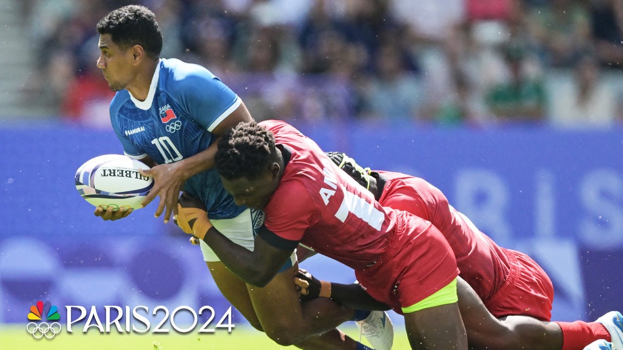 Samoa rugby secures first Olympic win with 26-0 rout over Kenya | Paris ...