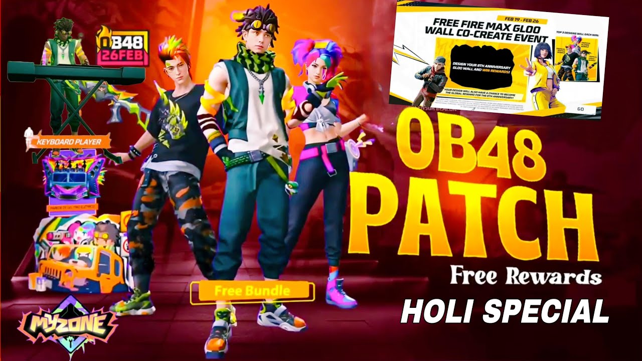 Holi Event | Holi Event Free Fire | Free Fire New Event | ff new event ...
