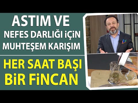 Ümit Aktaş'tan astım ve nefes darlığı için muhteşem karışım! Her saat başı bir fincan...!!!