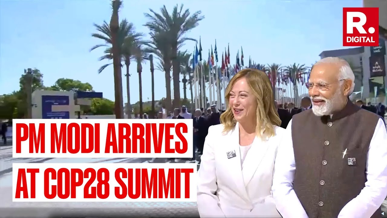 Prime Minister Narendra Modi Arrives For The COP28 Summit in UAE - YouTube