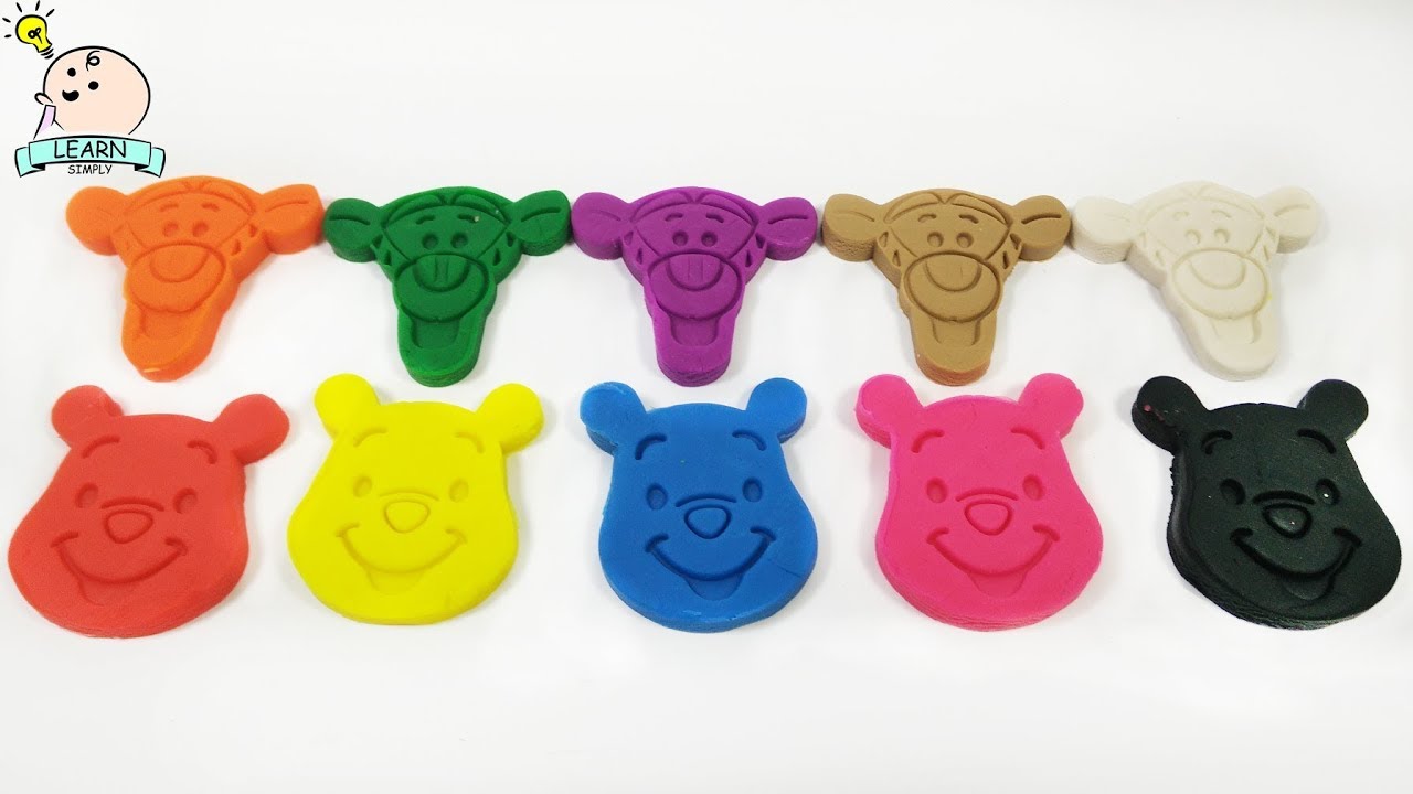 Learn colors with baby - Playing clay mud mud color painting Melody ...